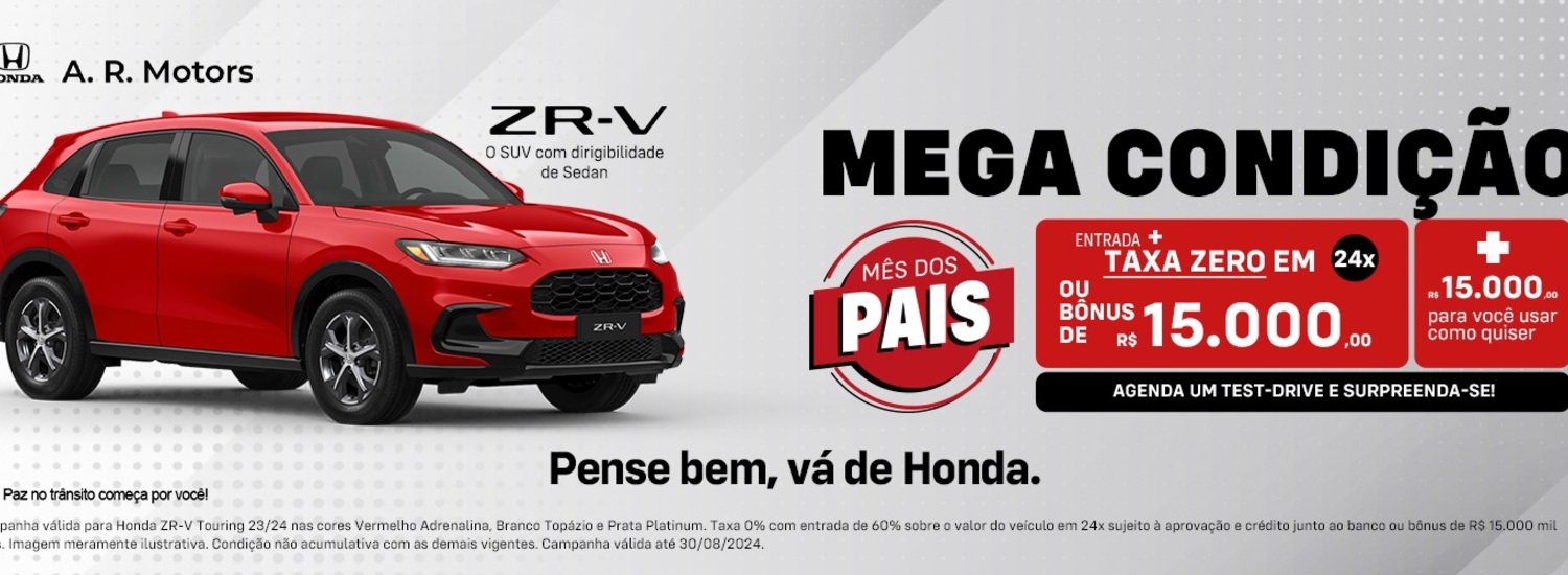 Seu Honda está na A.R. Motors