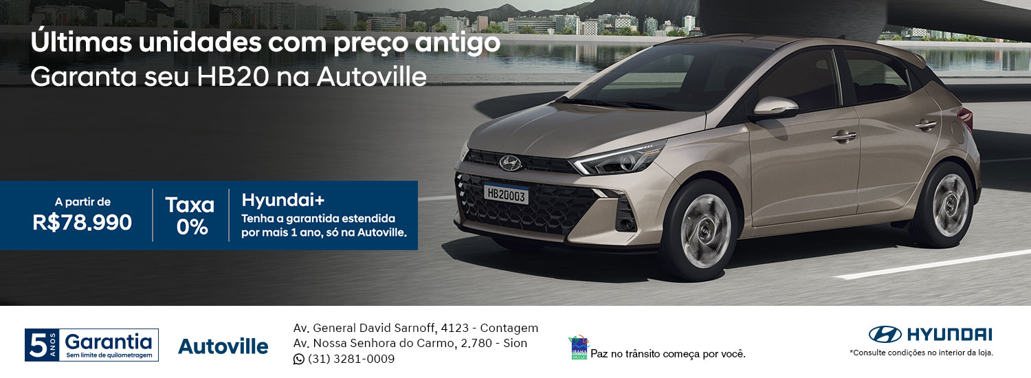 Hyundai é na HMB Autoville