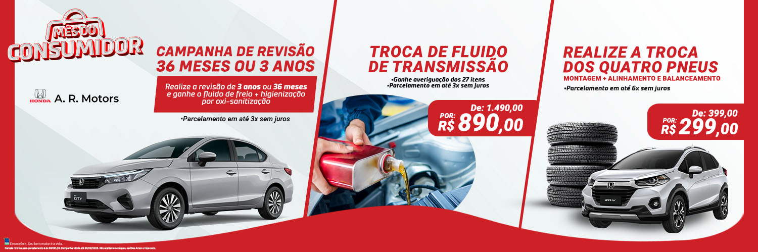 Seu Honda está na A.R. Motors