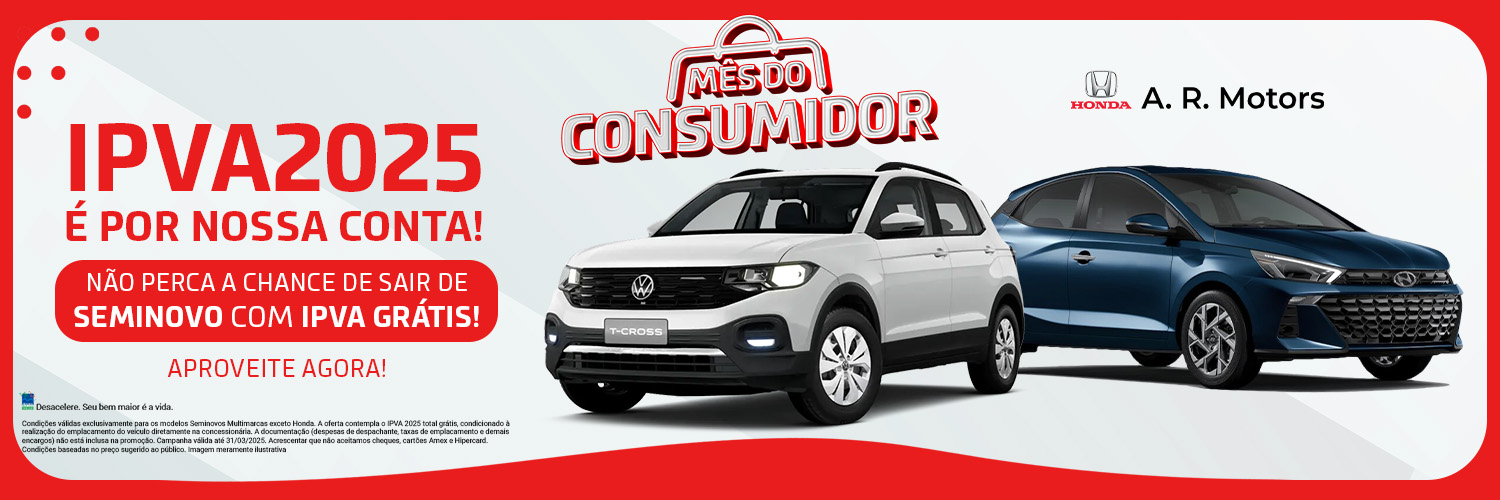 Seu Honda está na A.R. Motors