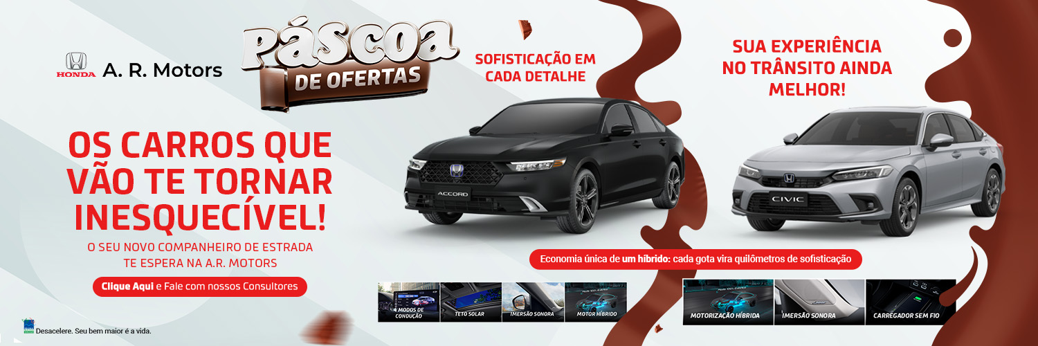 Seu Honda está na A.R. Motors