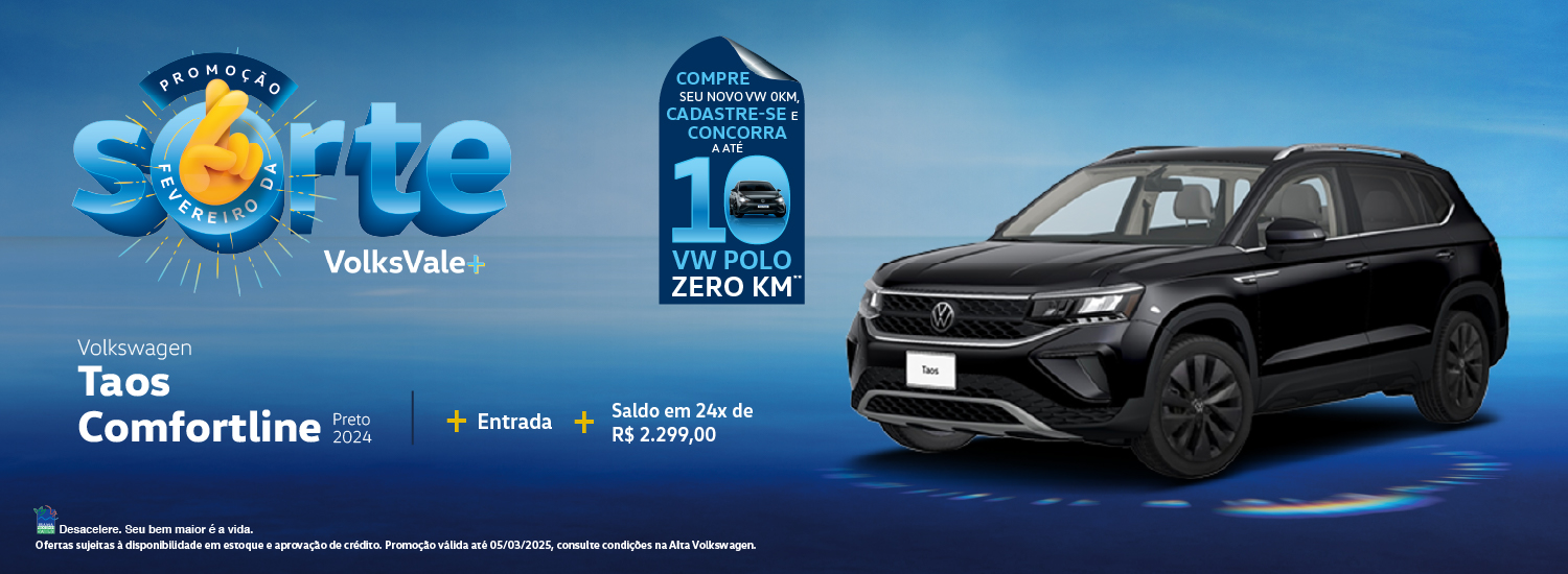 Volkswagen é na Alta Veículos Volkswagen