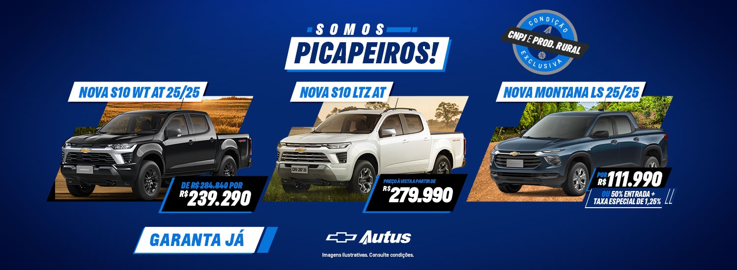 Chevrolet é na Autus Av. Afonso Pena, Av. João Naves de Ávila, Araguari ...