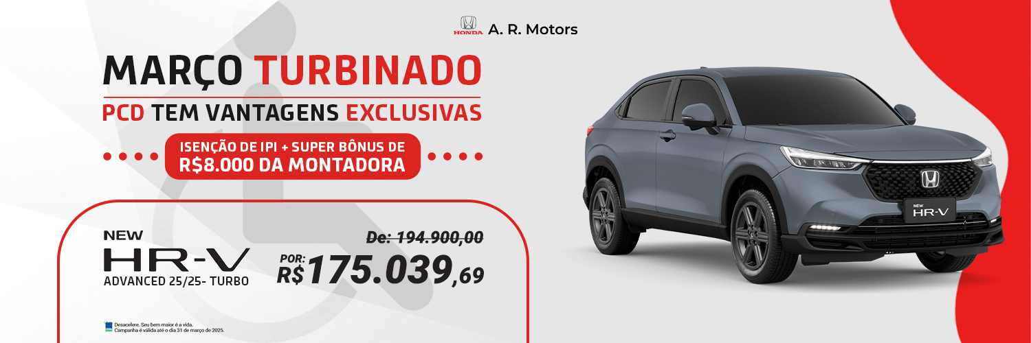 Seu Honda está na A.R. Motors