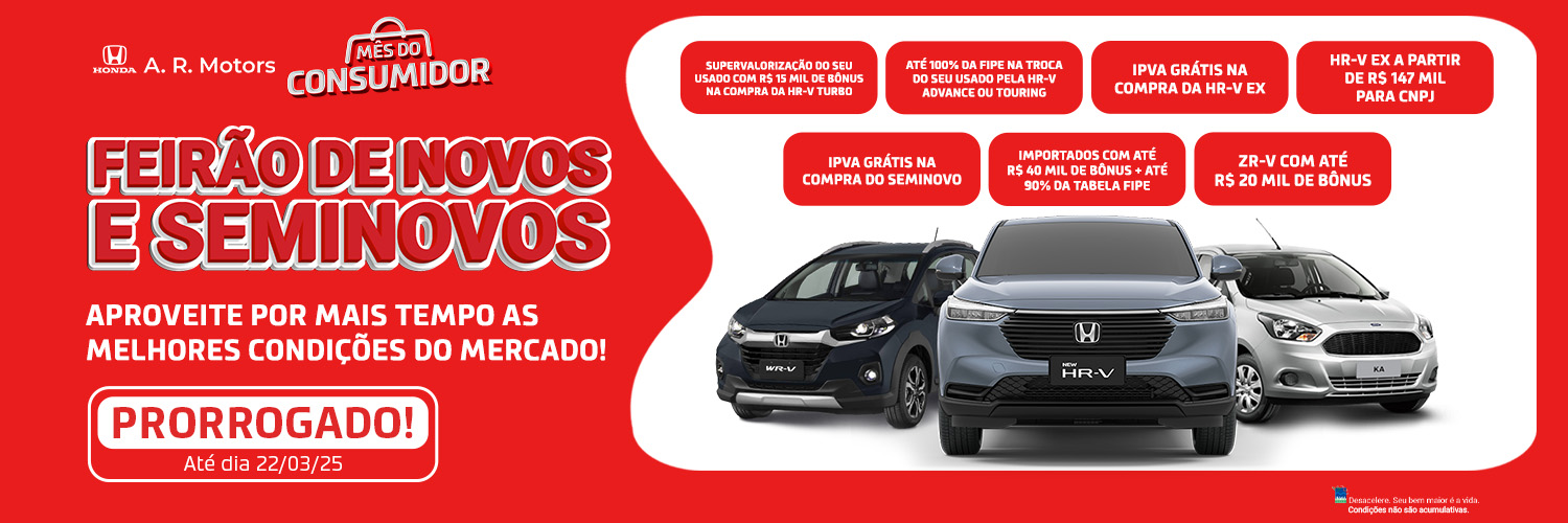 Seu Honda está na A.R. Motors