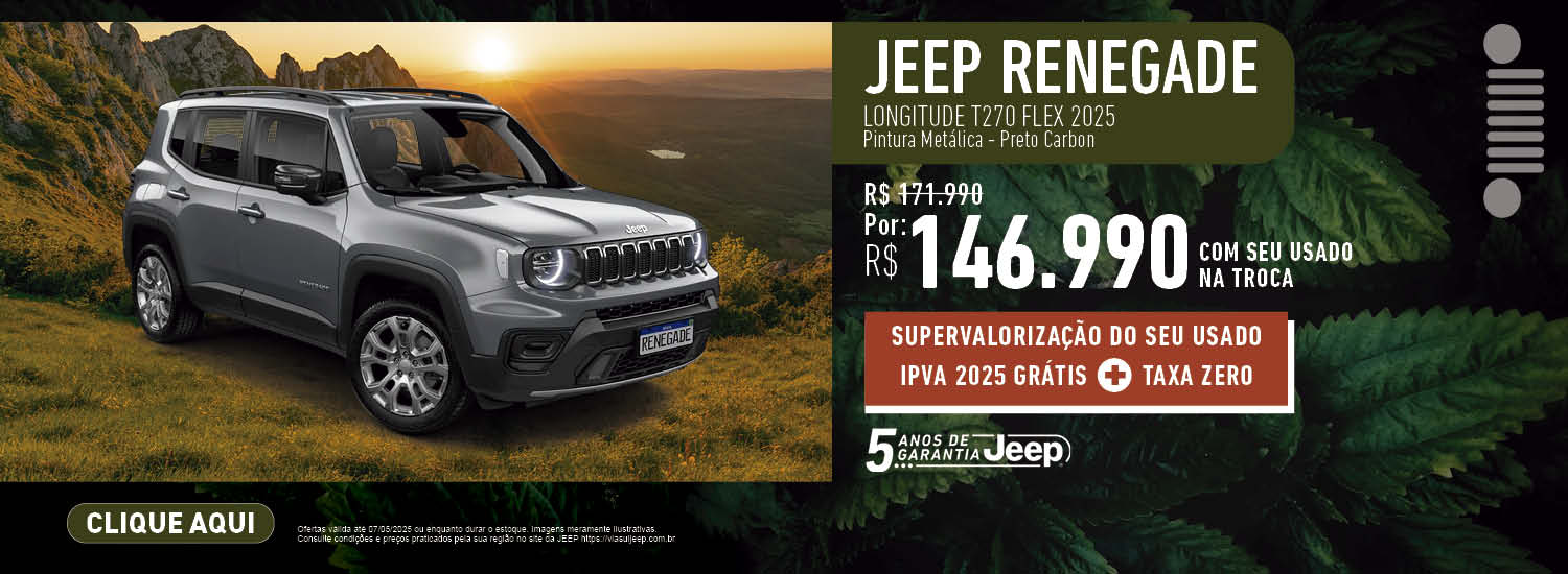Jeep é na Viasul Jeep - BA