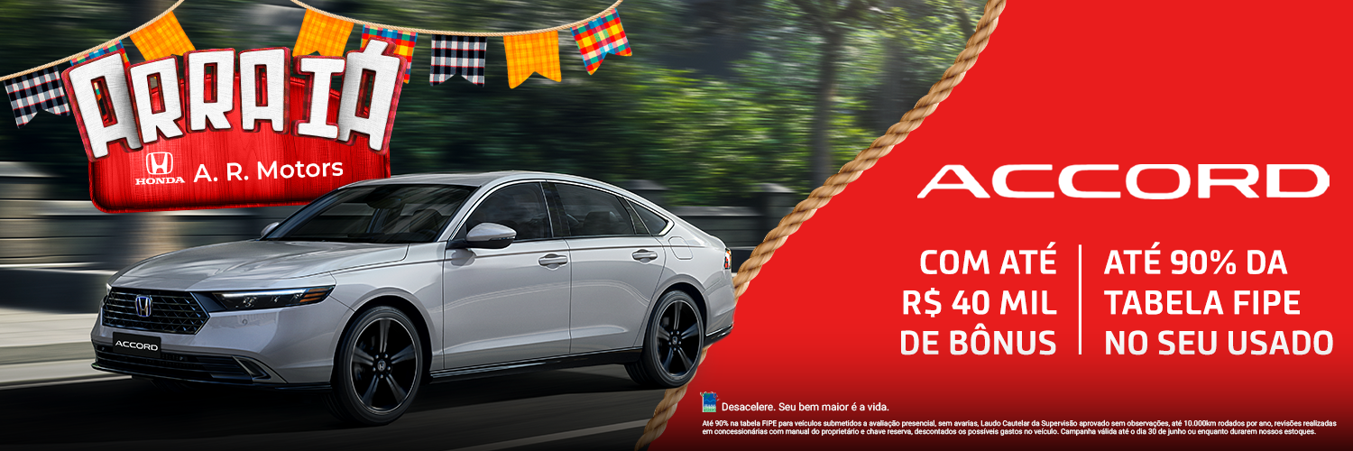 Seu Honda está na A.R. Motors