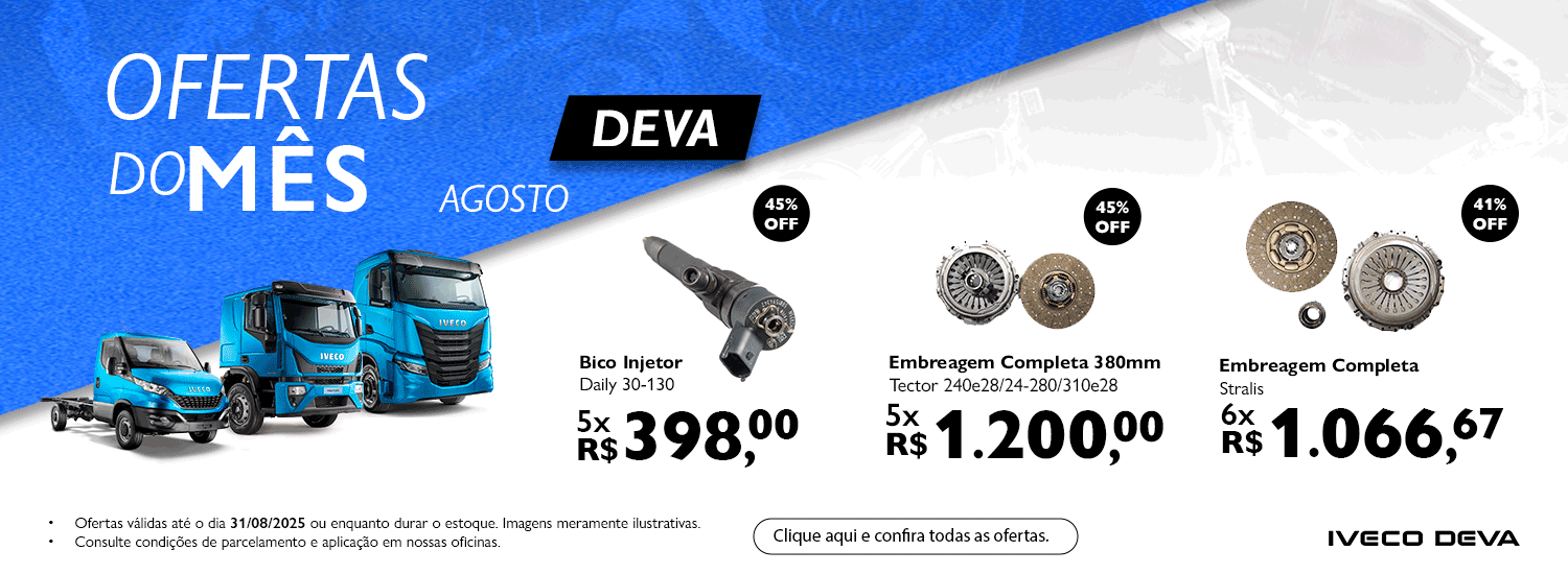 Iveco na Deva Betim, Deva Belo Horizonte, Deva Divinópolis, Deva Juiz ...