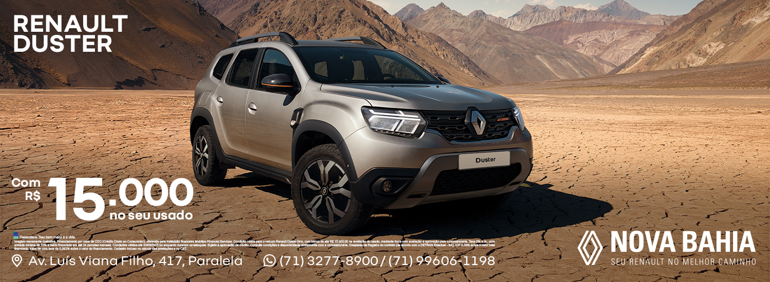 Renault é na Nova Bahia Renault