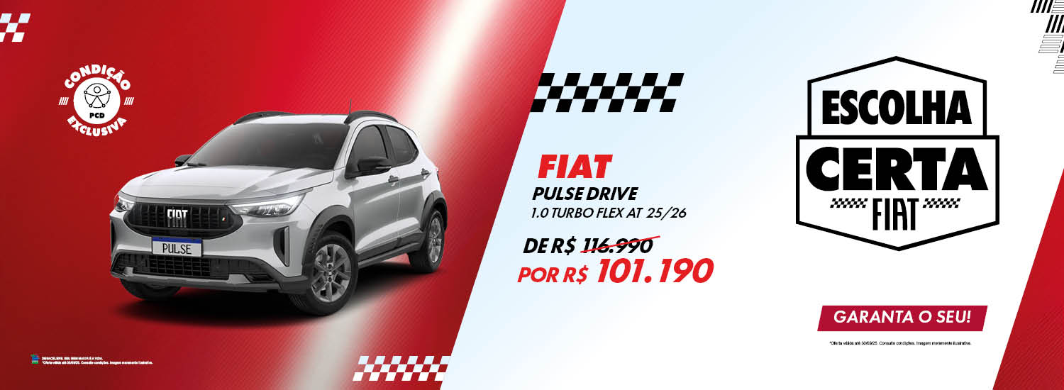 Fiat em Recife - É na Concessionária Viasul Fiat