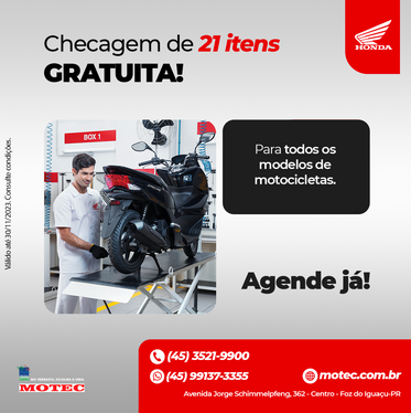 Serviços - É na Honda Motec