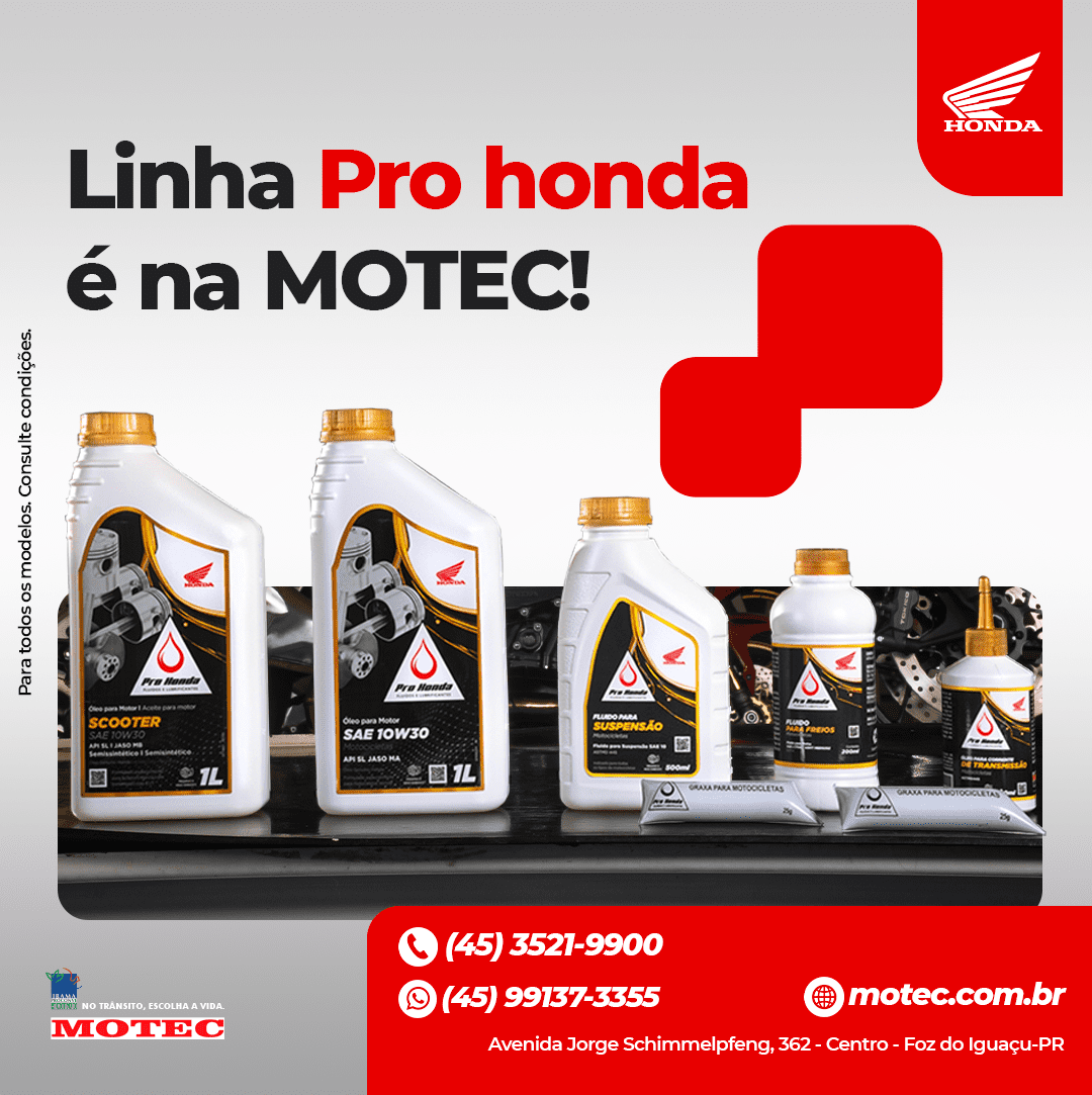 Honda Motos - É na Honda Motec