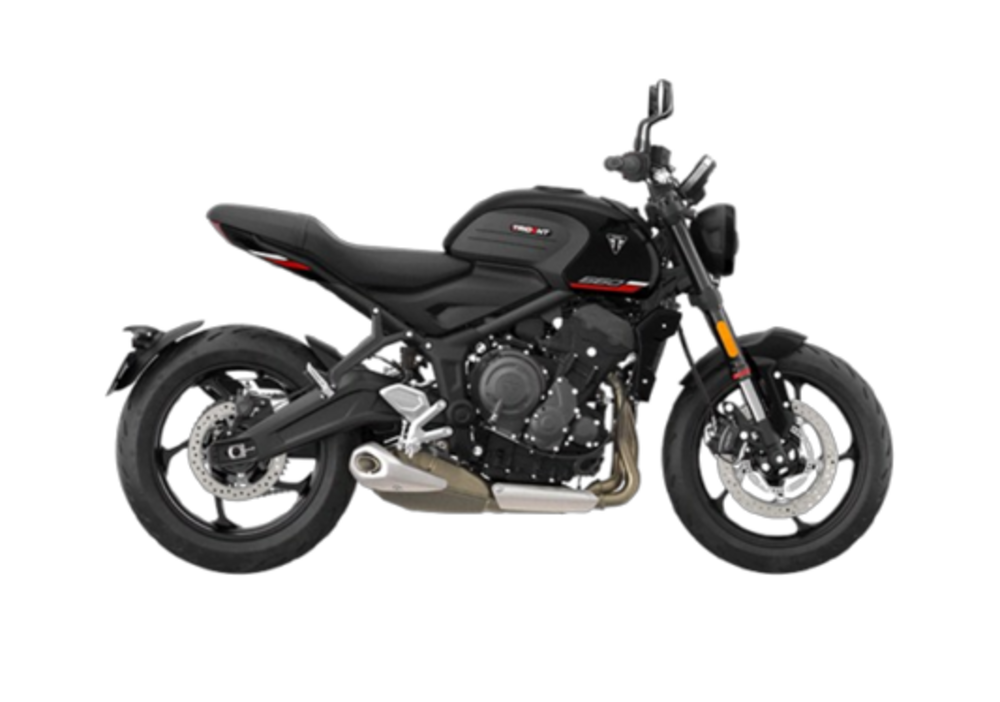 Trident 660 2025 Jet Black - é na Vega Triumph