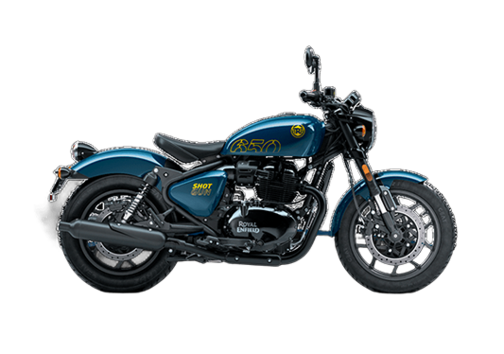 Shotgun 650 2025 Plasma Blue - é na Royal Enfield ES