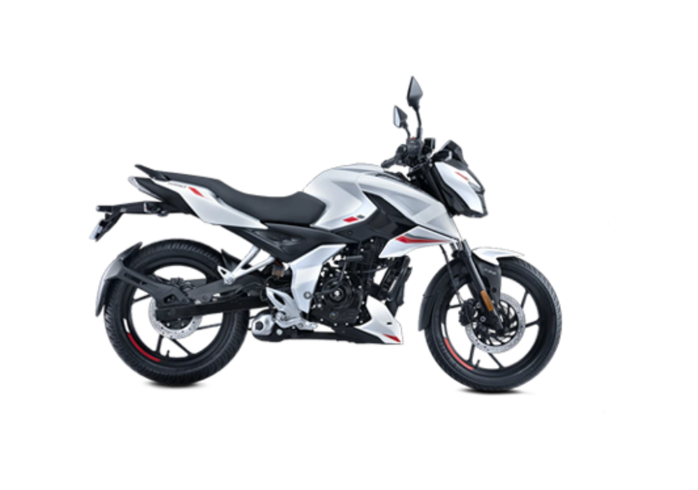 Pulsar N150 2025 Pearl Metallic White - é na Autokraft Bajaj
