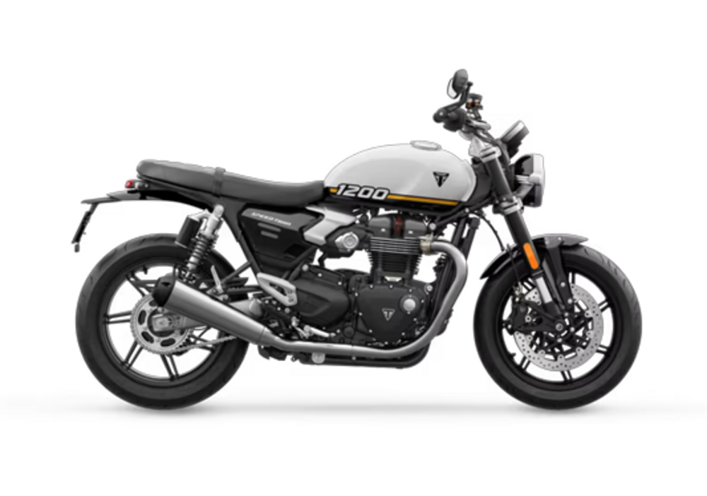Speed Twin 1200 Crystal White / Sapphire Black - é na Vega Triumph